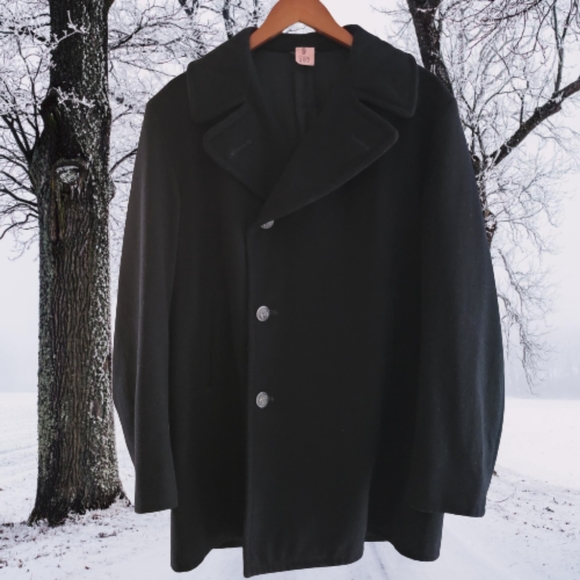 Unbranded | Jackets & Coats | Vintagemilitary Issue Service Wool Over ...